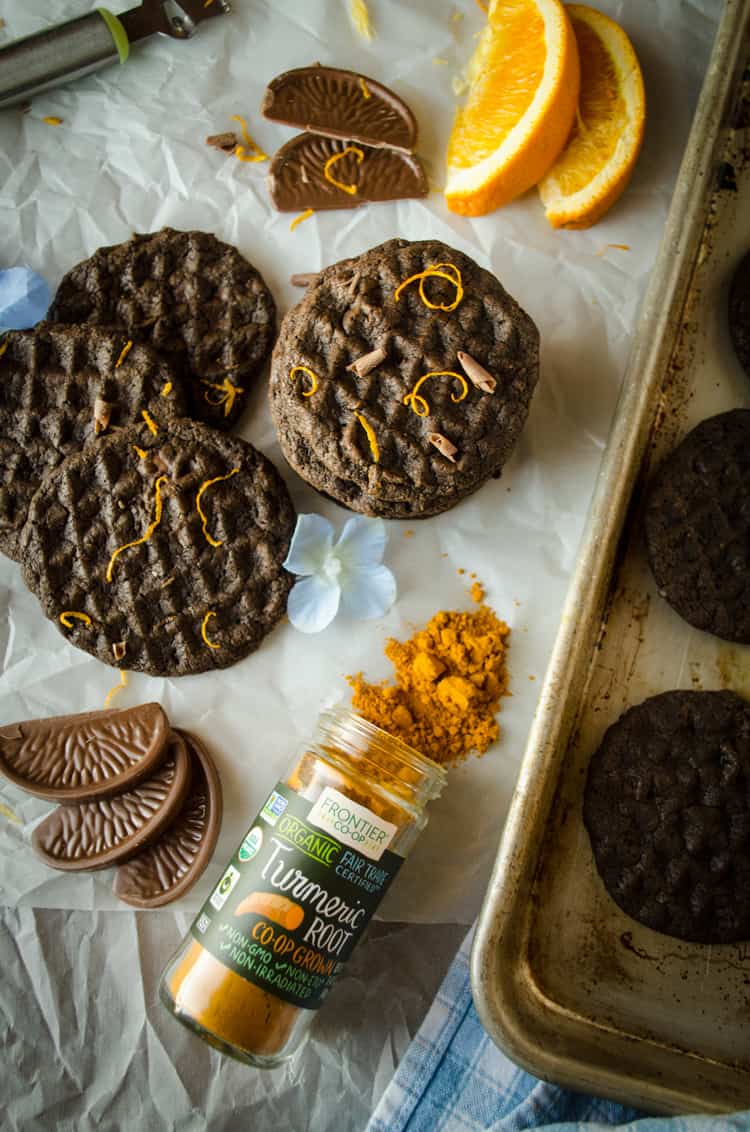 Turmeric Chocolate Orange Cookies – The Goldilocks Kitchen