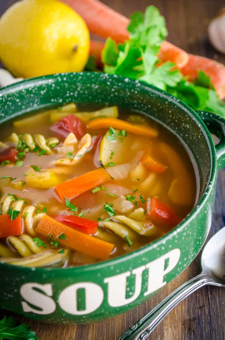 Meatless Monday Recipe Idea: Vegetable Rotini Soup – The Goldilocks Kitchen